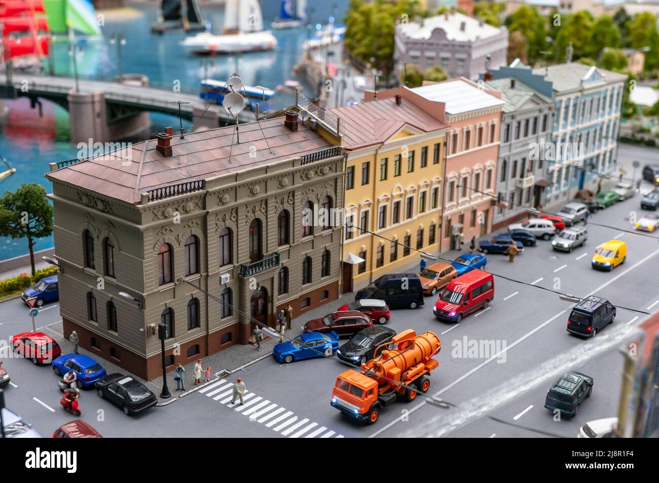 Saint Petersburg, Russia - December 9, 2019: Miniature colorful ...