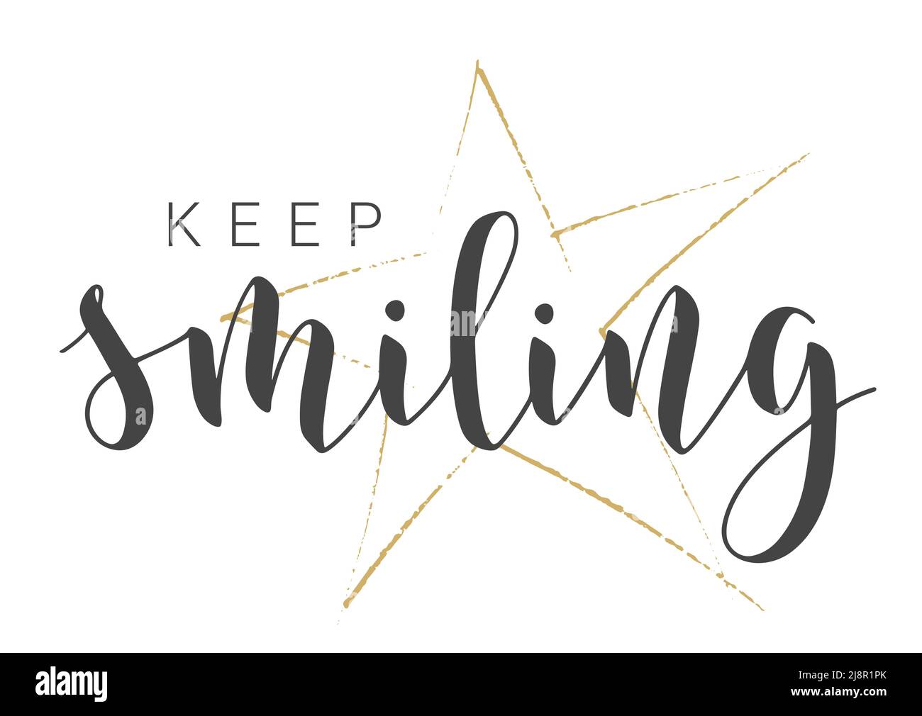 Keep smiling poster Stock Vector Images - Alamy