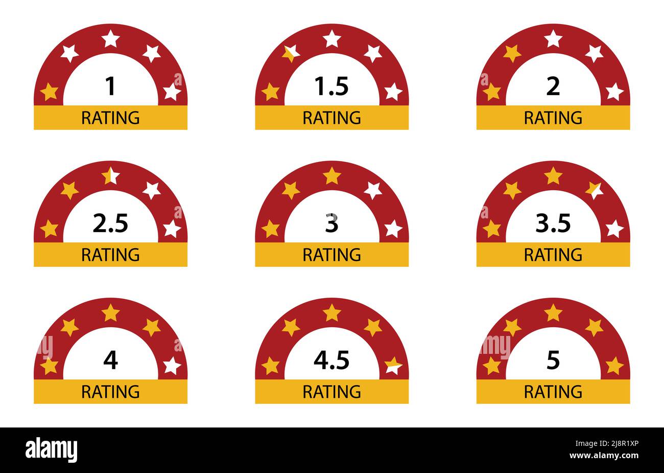 Stars quality rating symbol Stock Vector Images - Alamy