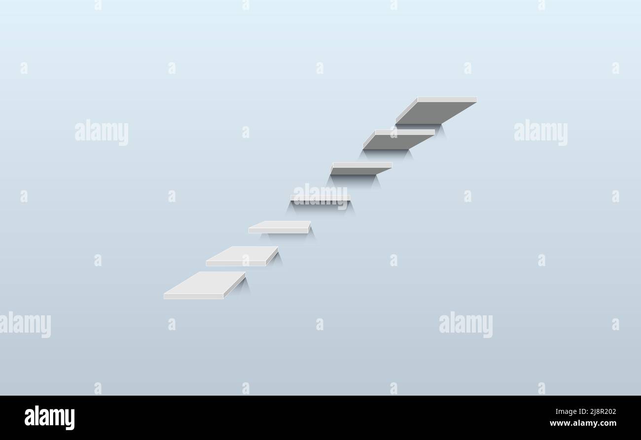 Building steps side view Stock Vector Images - Alamy