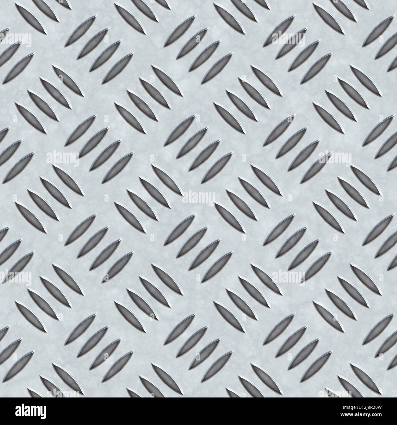 Metal diamond pattern non-skid gray wrap around texture seamless tile. Pattern style of steel ...
