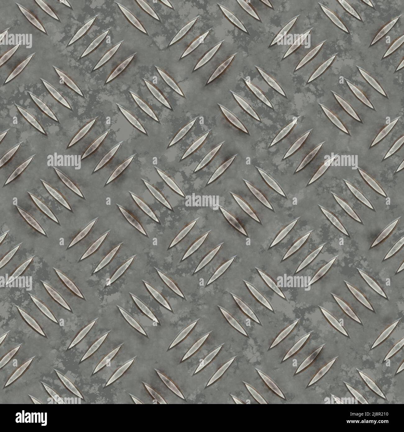 Seamless Metal Floor Texture