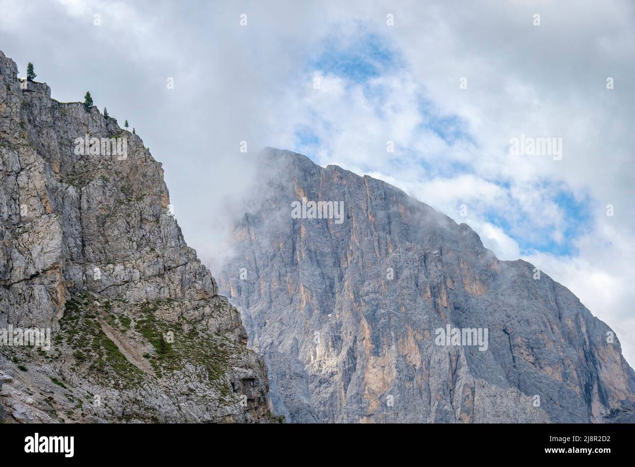 High mountain peaks in the Alps Stock Photo - Alamy