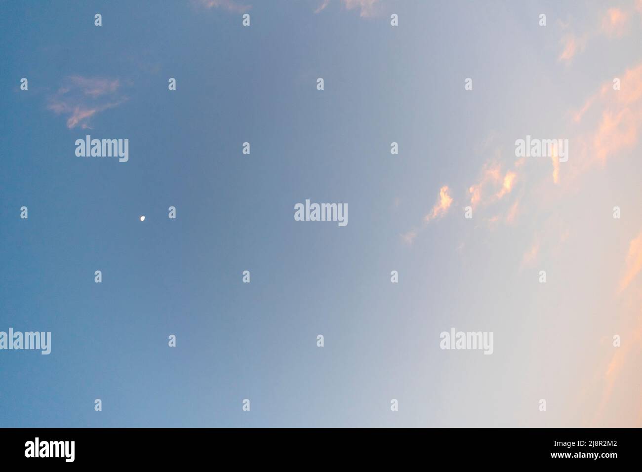 Dawn view full moon setting hi-res stock photography and images - Alamy