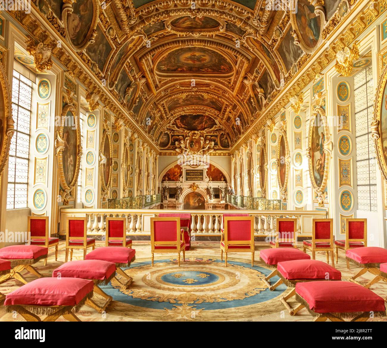 Paris, France, March 31, 2017: Chapel of the Trinity in Chateau ...