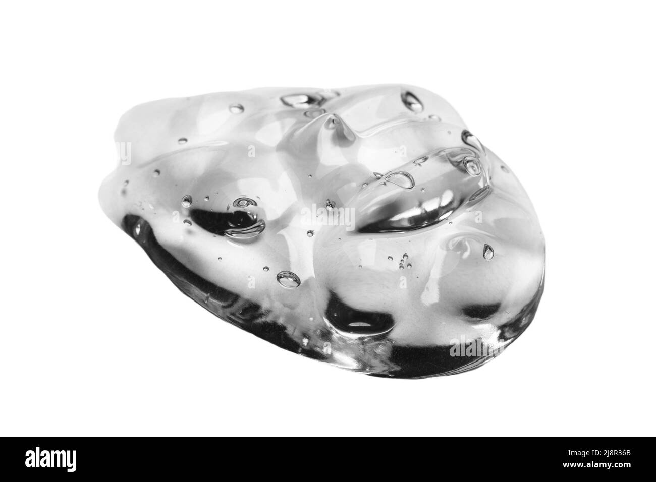 Transparent skincare gel drop Black and White Stock Photos & Images - Alamy