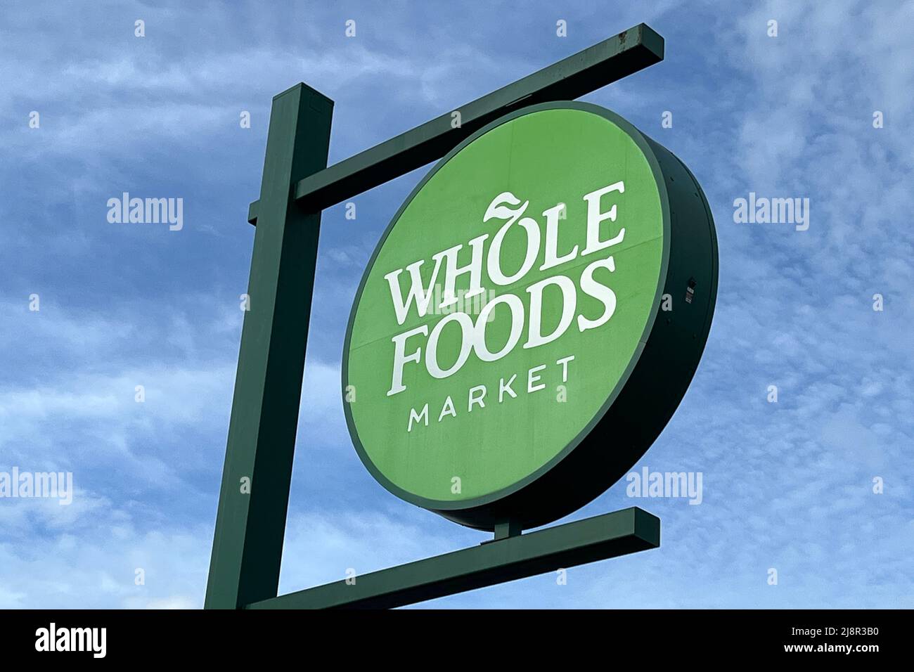 A Whole Foods market grocery store sign, Sunday, May 15, 2022, in ...