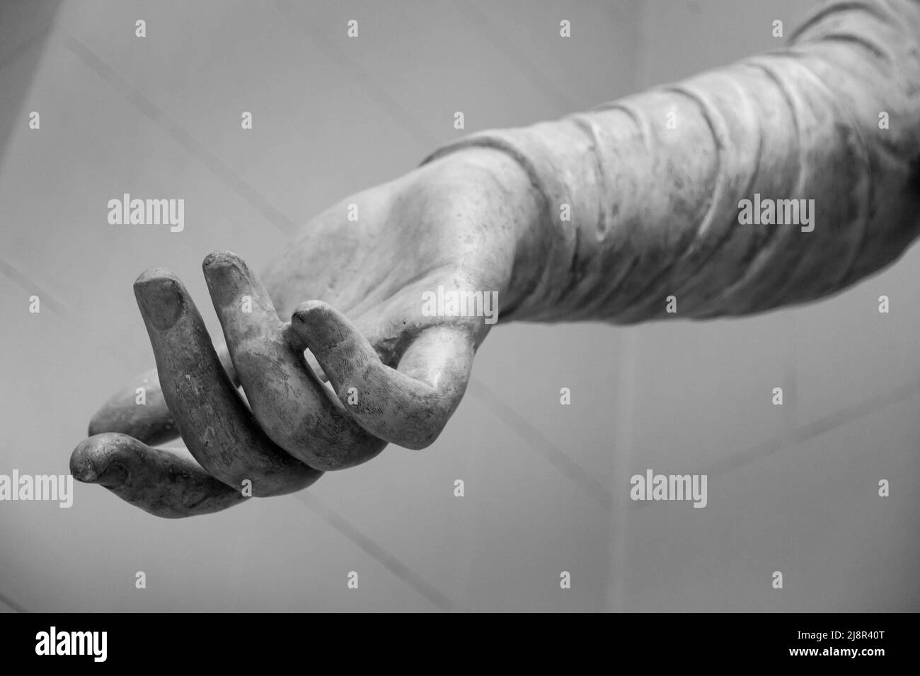 stone statue detail of human hand Stock Photo - Alamy