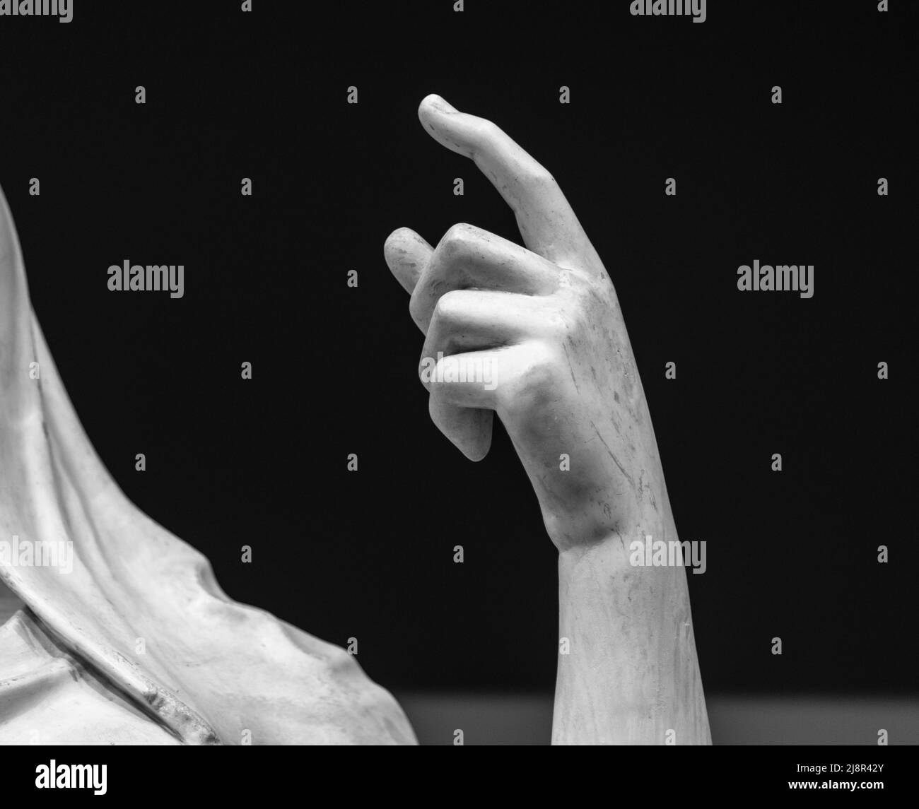 stone statue detail of human hand Stock Photo - Alamy