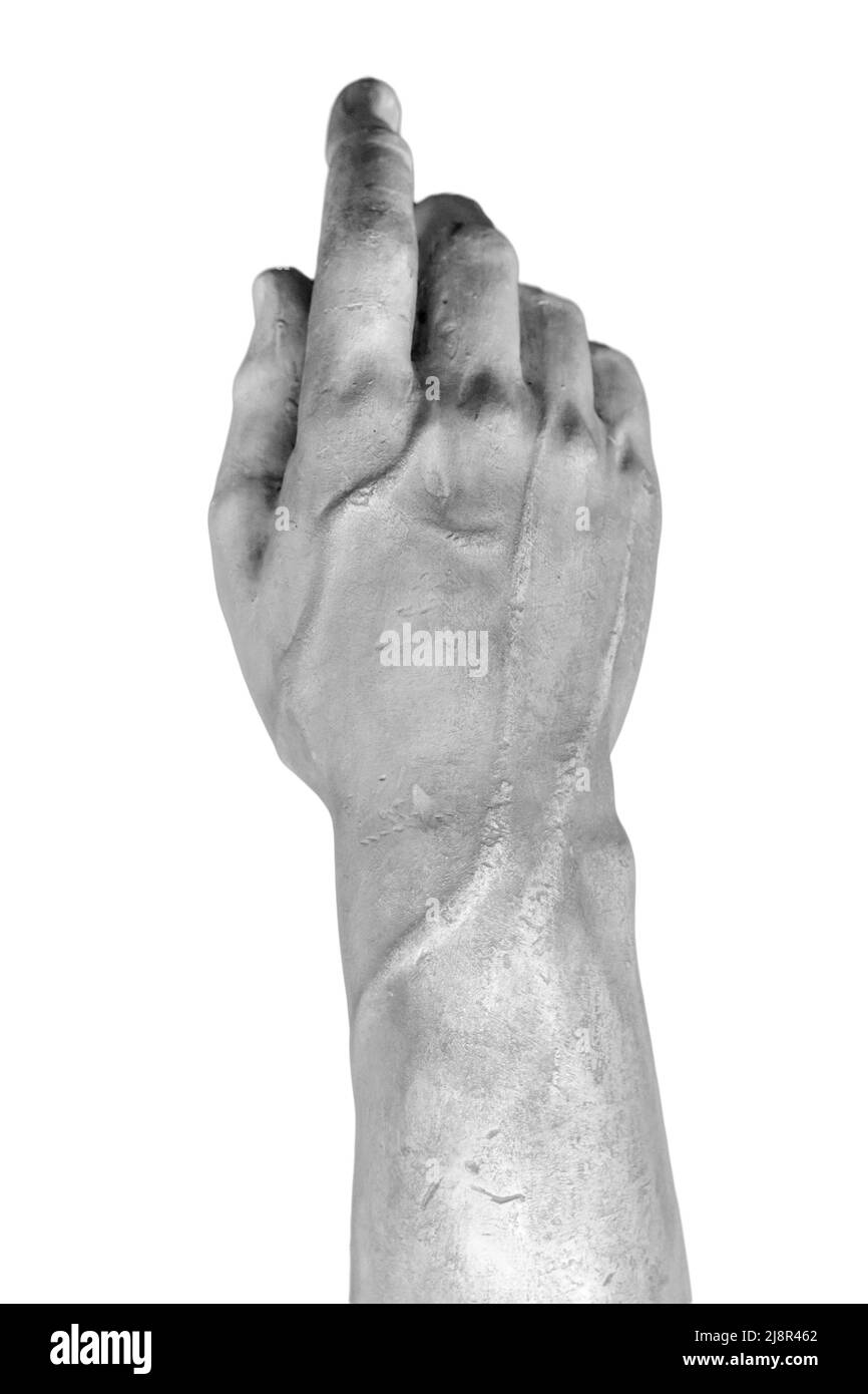 stone statue detail of human hand Stock Photo - Alamy