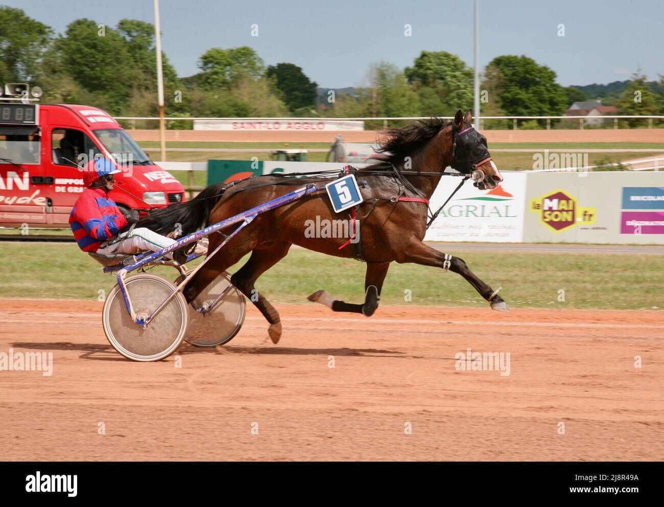 A day at the races Stock Photo - Alamy