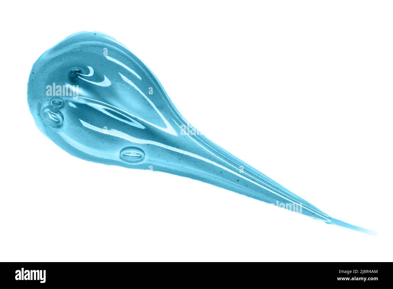 Cosmetic Cream Gel Texture Isolated On White Background. Close Up Of ...