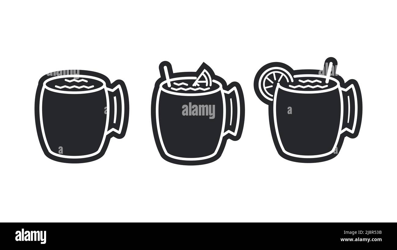 The Moscow Mule Stock Vector Images - Alamy