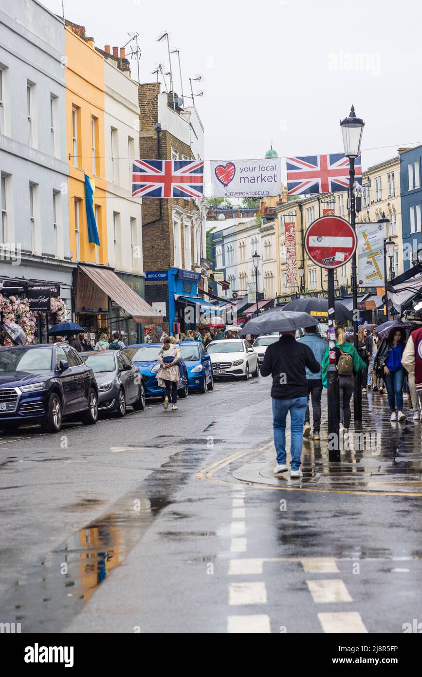 London Portobello Road Stock Photo - Alamy