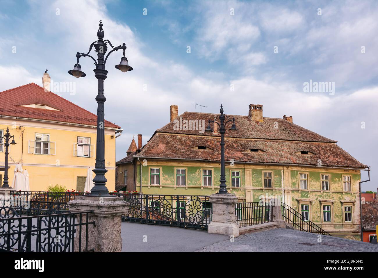 Cityscape with beautiful old buildings and Bridge of lies in historical ...