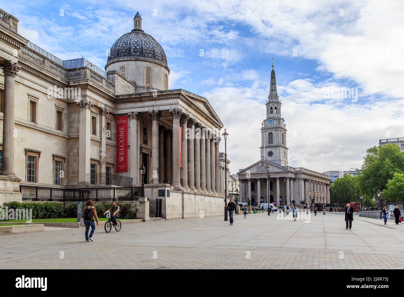 Trafalgar square facade hi-res stock photography and images - Alamy