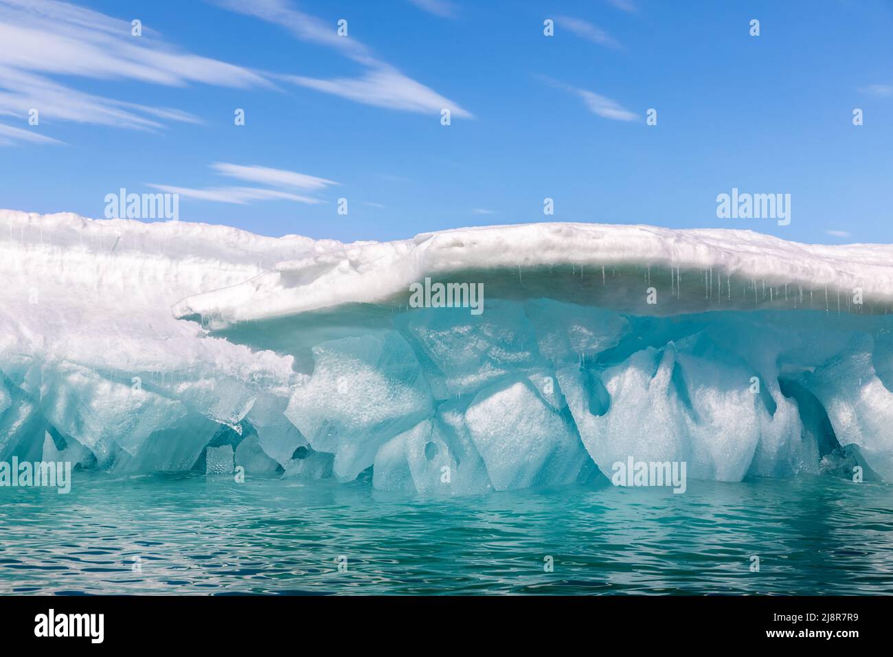 Layers of ice and floating in arctic hi-res stock photography and ...