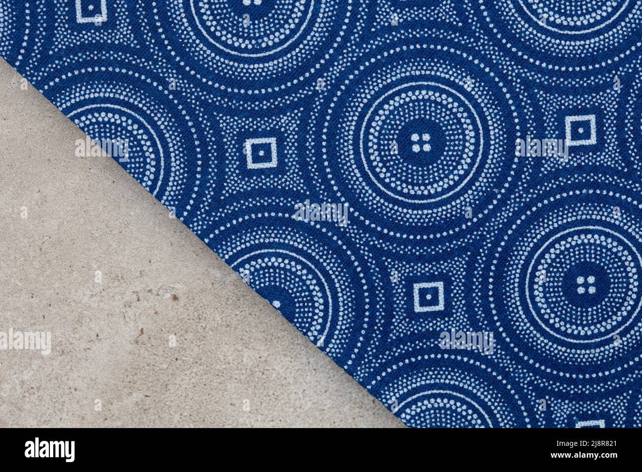 Shweshwe, an iconic printed cotton fabric from South Africa Stock Photo ...