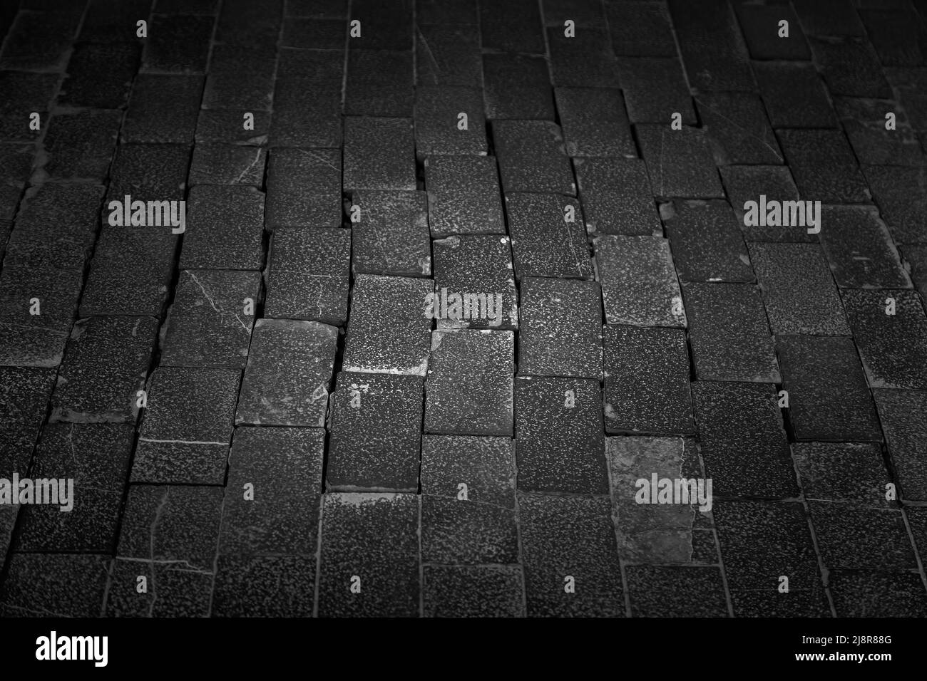 Tiled floor in urban street, construction and architecture Stock Photo ...