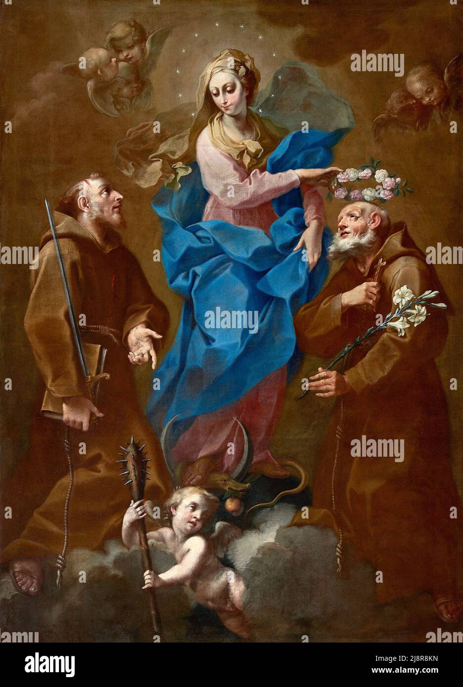 Vergine immacolata con San Fedele da Sigmaringen e S.Giovanni da ...
