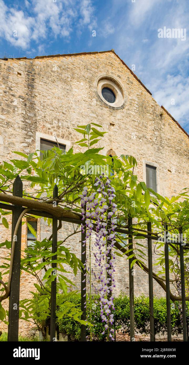 Priverno, Latina, Lazio, Italy - The Fossanova Abbey. The ancient ...