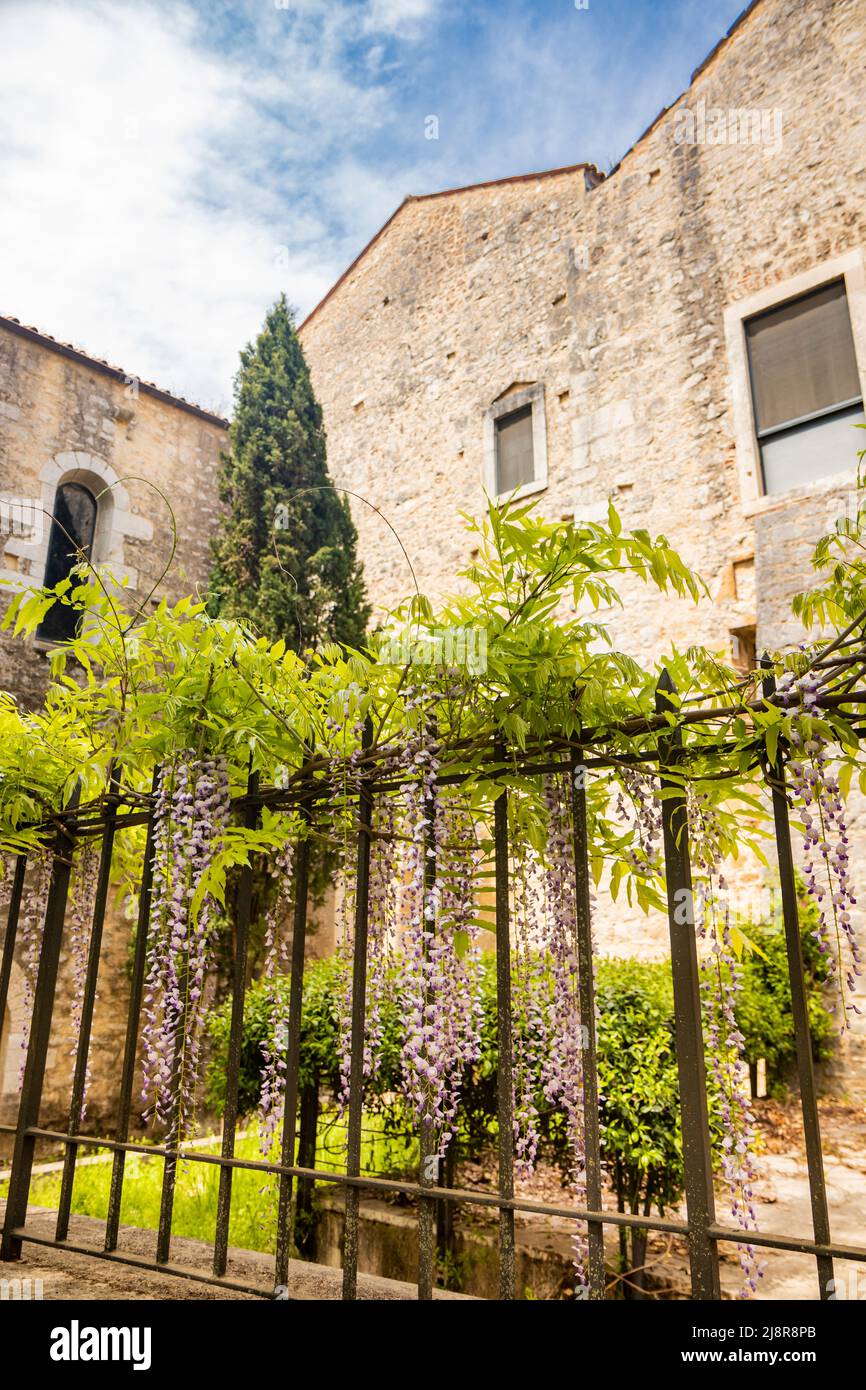 Priverno, Latina, Lazio, Italy - The Fossanova Abbey. The ancient ...