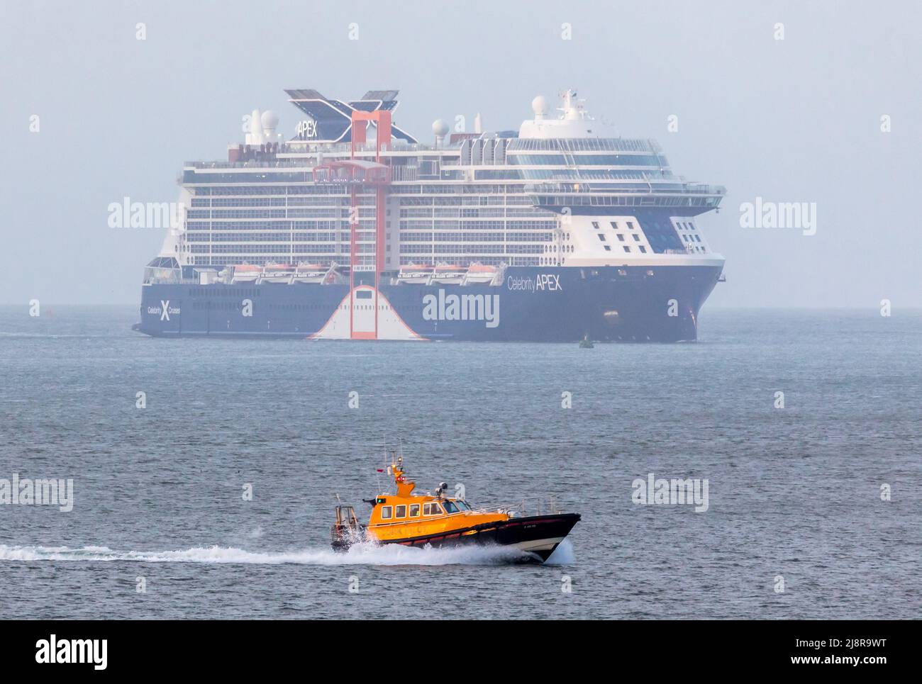Cobh, Cork, Ireland. 18th May, 2022. Pilot boat Failte returns to base ...