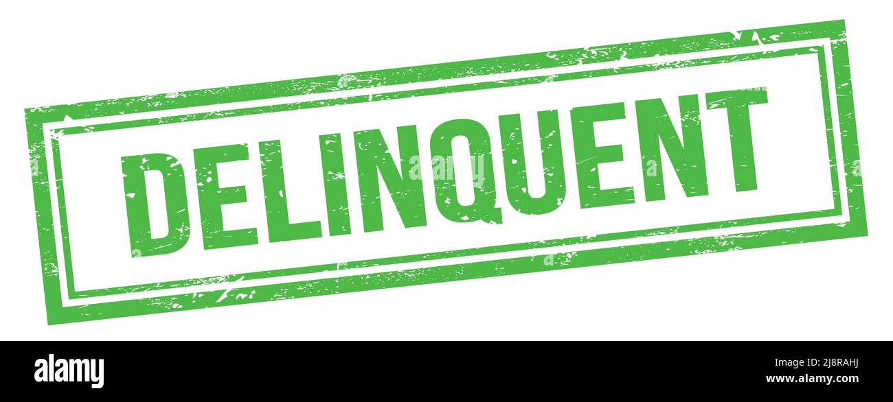 Delinquent rubber stamp hi-res stock photography and images - Alamy