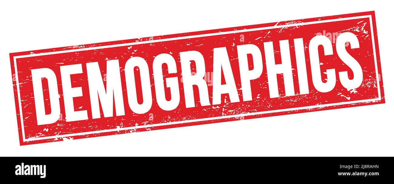 Demographics word hi-res stock photography and images - Alamy