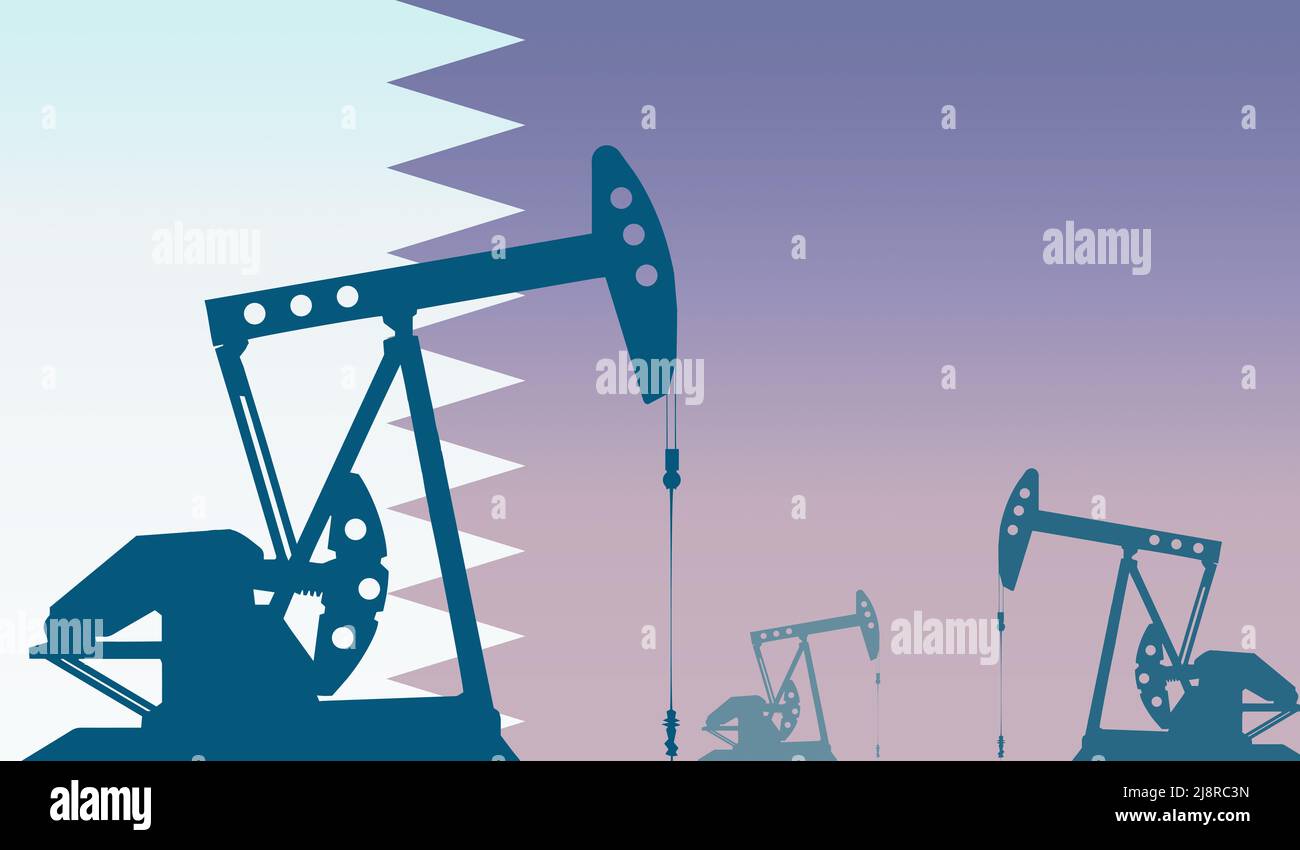 Qatar oil rig hi-res stock photography and images - Alamy