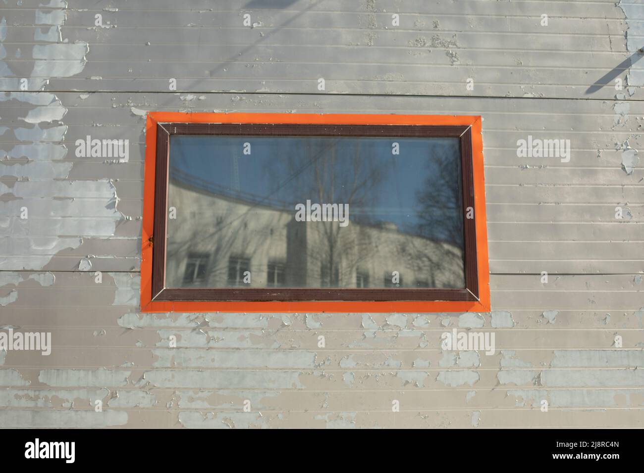 Window in building. Glass in wall. Rectangular opening Stock Photo - Alamy