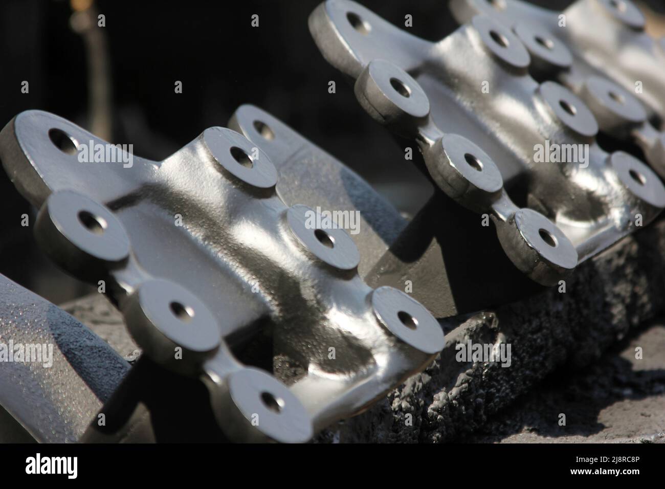metal castings inside the factory Stock Photo - Alamy