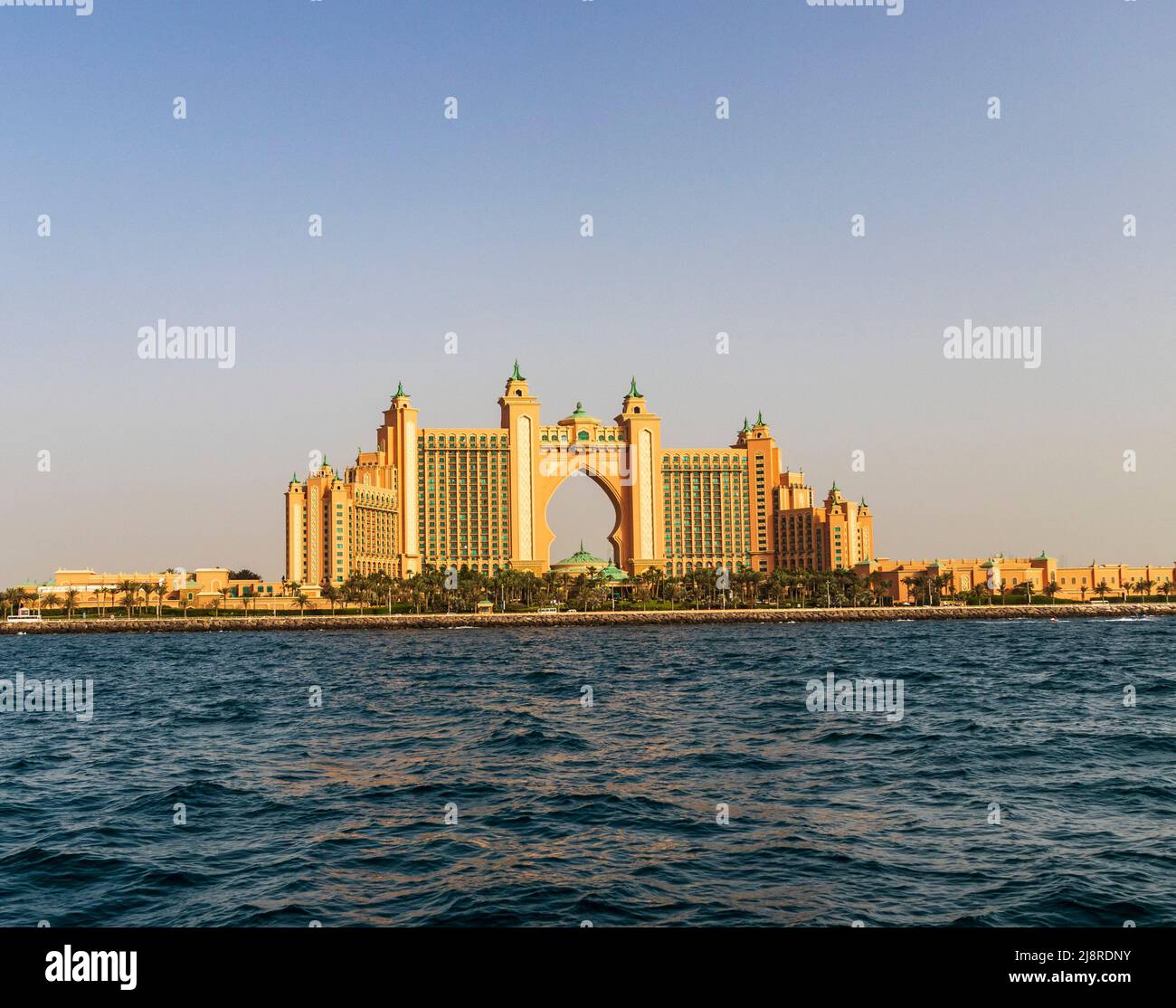 Dubai, UAE - 05.06.2022 - Shot of an Atlantis hotel located on man made ...