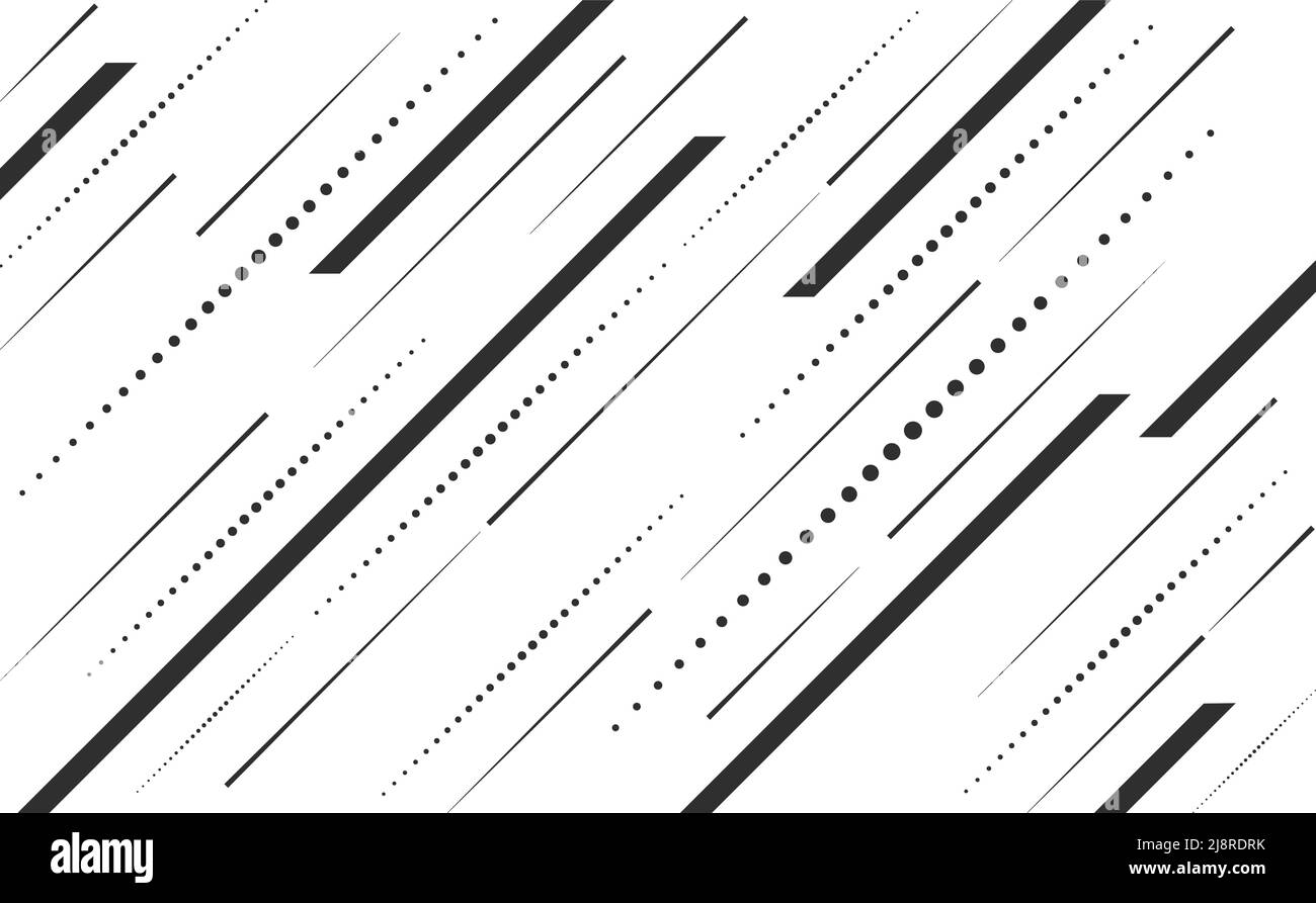 Speed lines and dots lines angle vector background abstract Stock ...