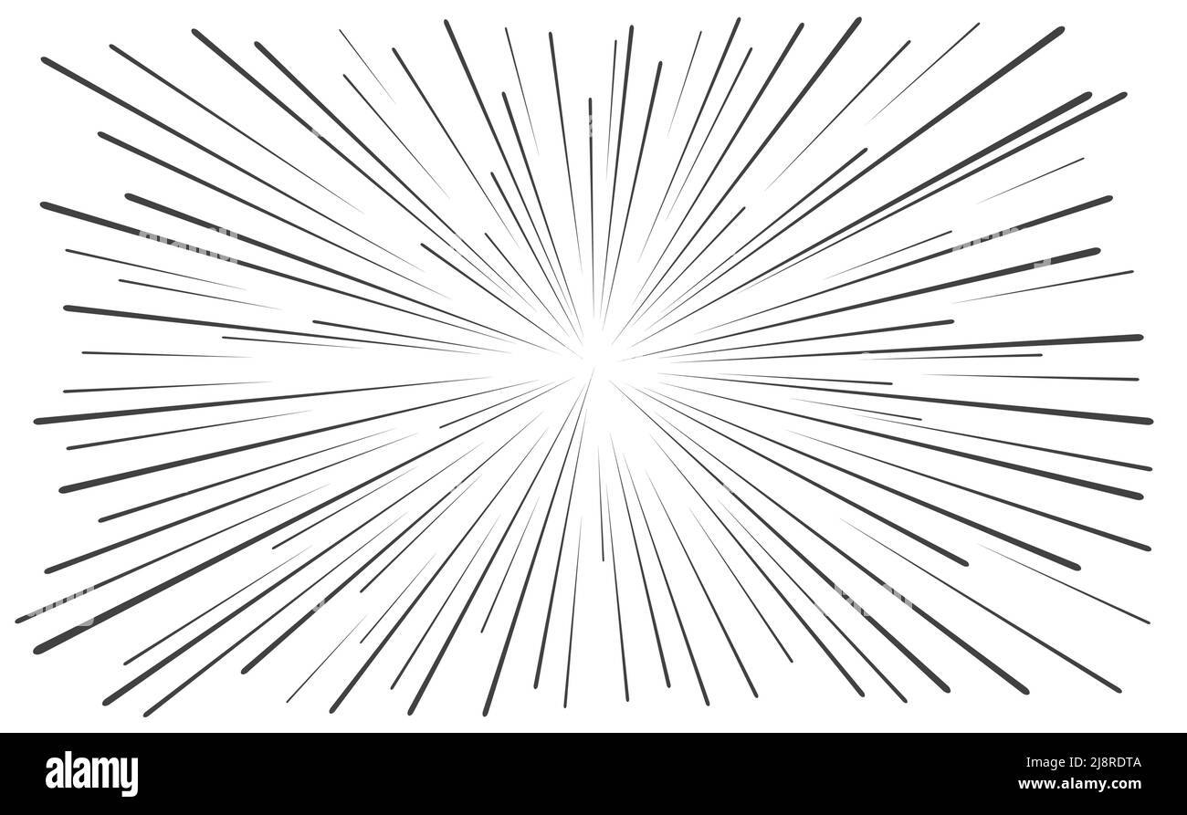 Speed lines explosion Stock Vector Image & Art - Alamy