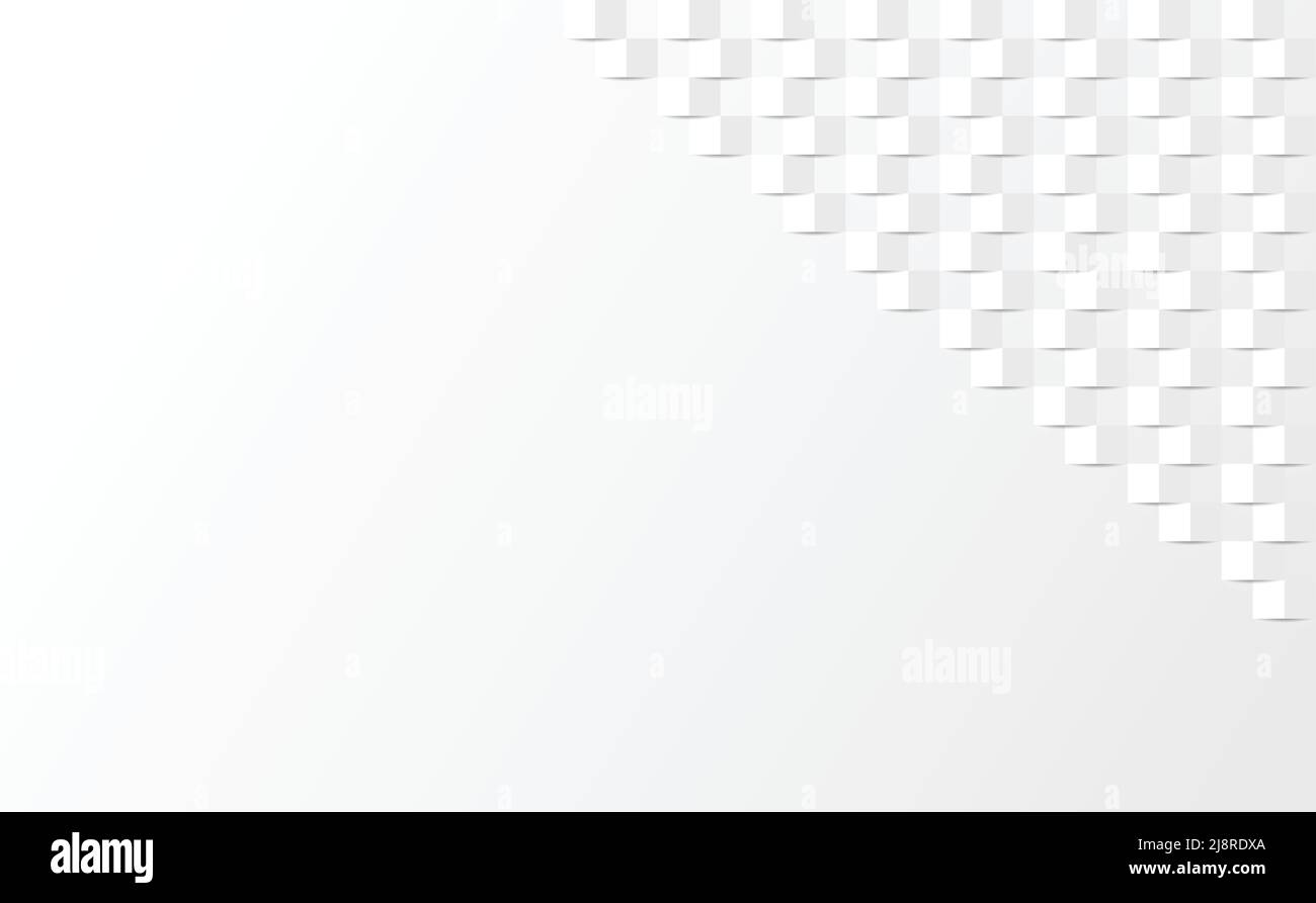 White abstract background of rectangle box underneath shadows Stock ...