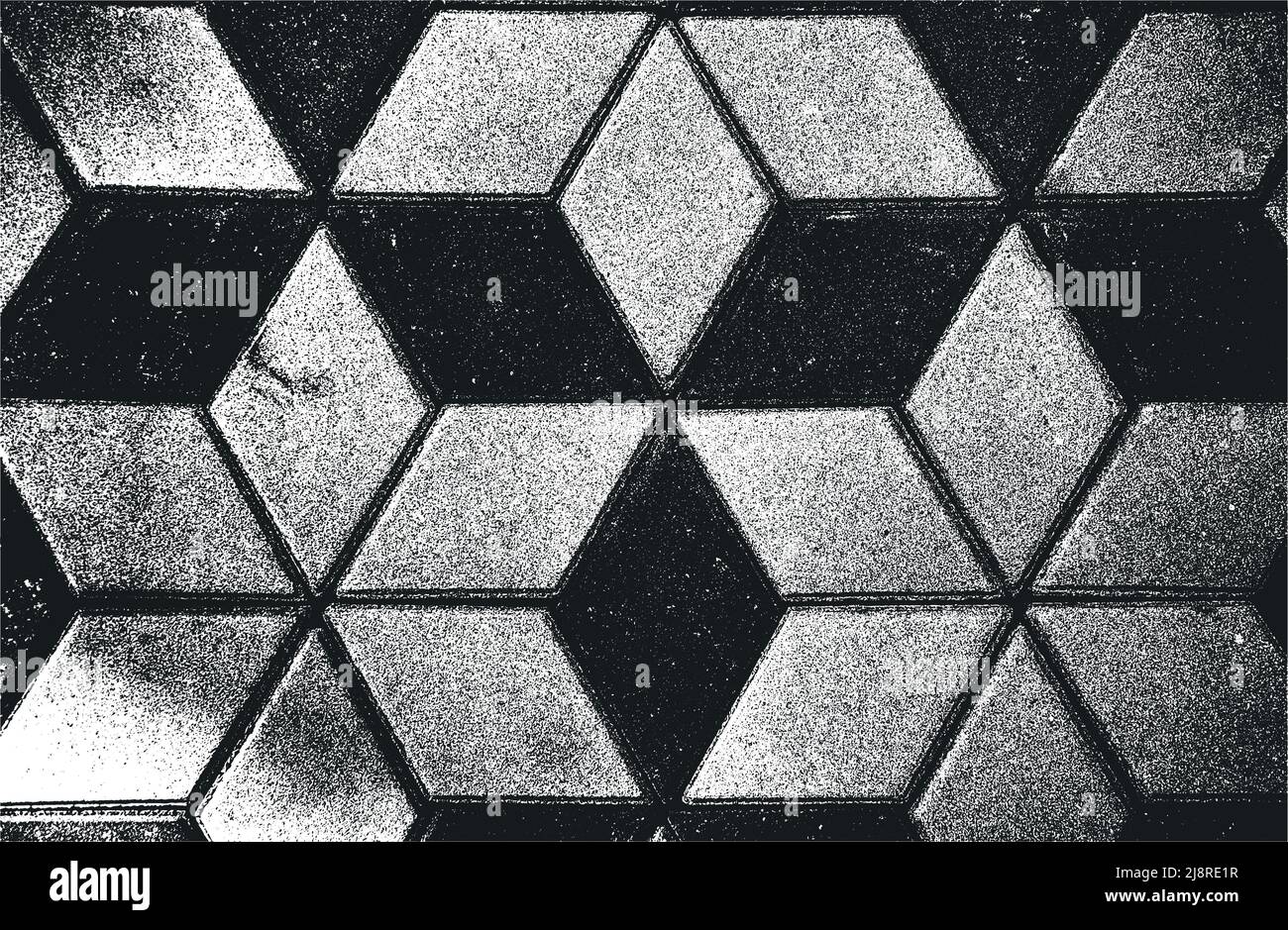 Distressed overlay texture of ceramic tiles, mosaic, paving stones with ...