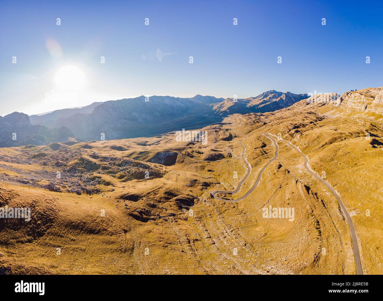Montenegro. Durmitor National Park. Saddle Pass. Alpine meadows ...