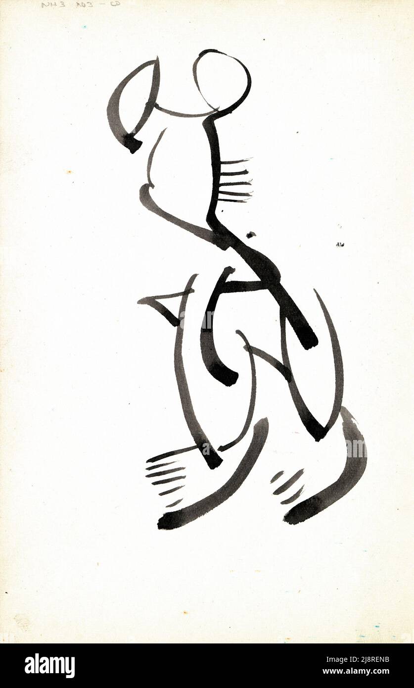 Art by Henri Gaudier-Brzeska - Study for a Figural Sculpture (1910 ...