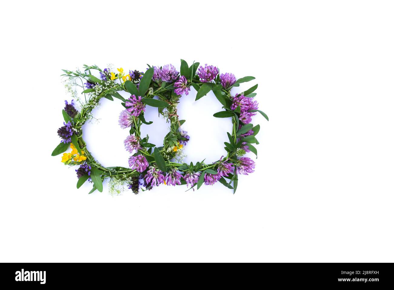 Green tree round crown Cut Out Stock Images & Pictures - Alamy