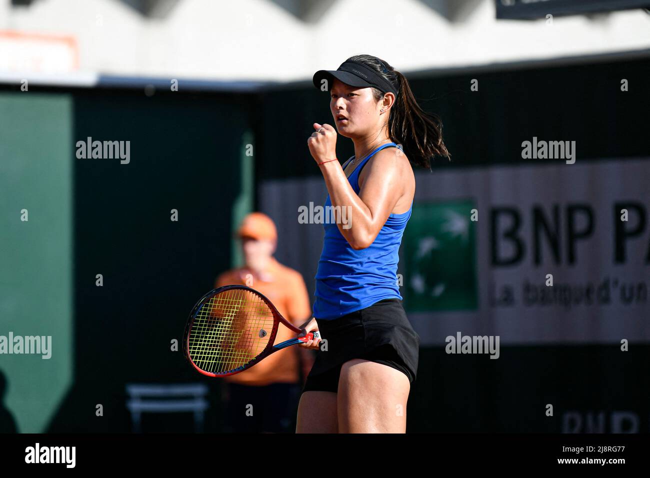 Arianne Hartono of the Netherlands during the French Open (Roland ...