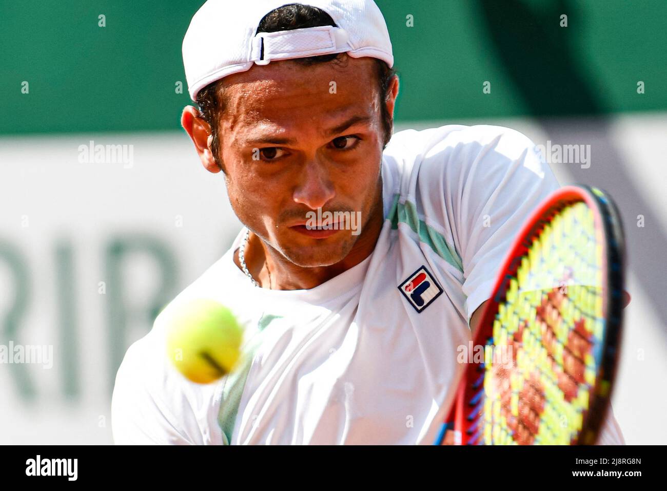 Juan Pablo Ficovich of Argentina during the French Open (Roland-Garros ...