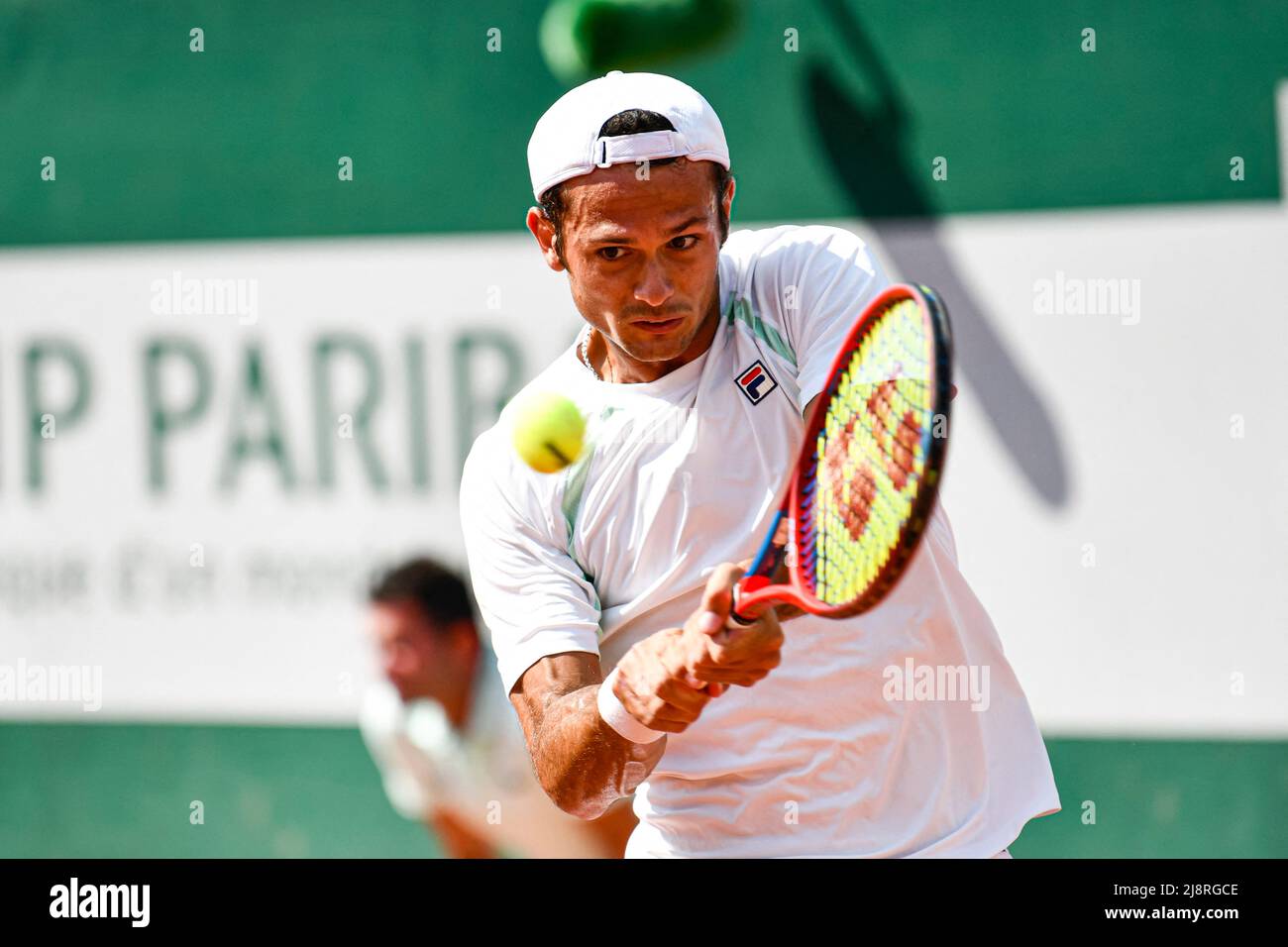 Juan Pablo Ficovich of Argentina during the French Open (Roland-Garros ...
