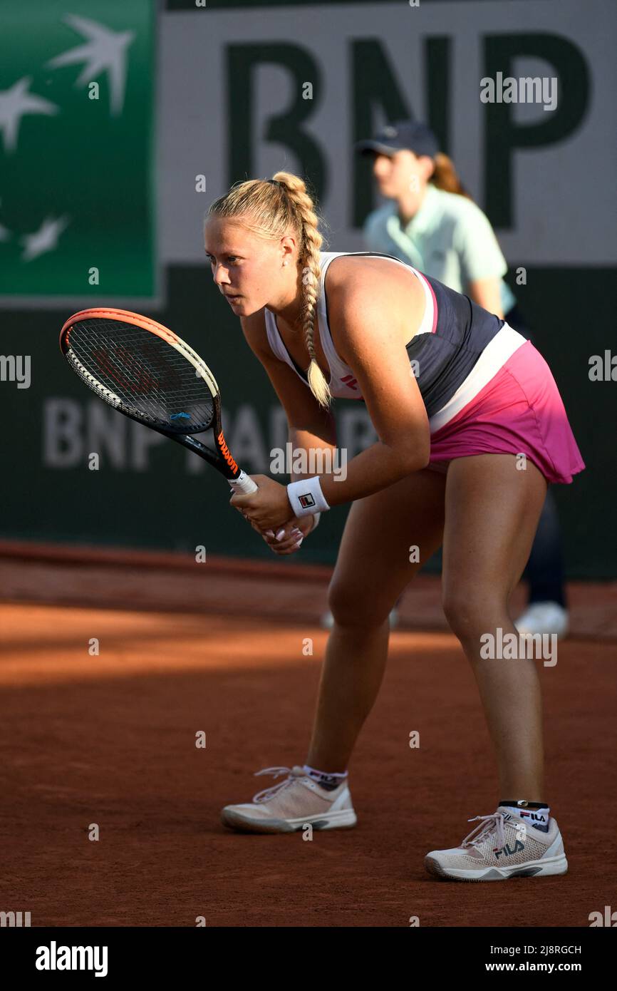 Joanne Zuger of Switzerland during the French Open (Roland-Garros) 2022 ... Joanne Zuger of Switzerland during the French Open (Roland-Garros) 2022 ...
