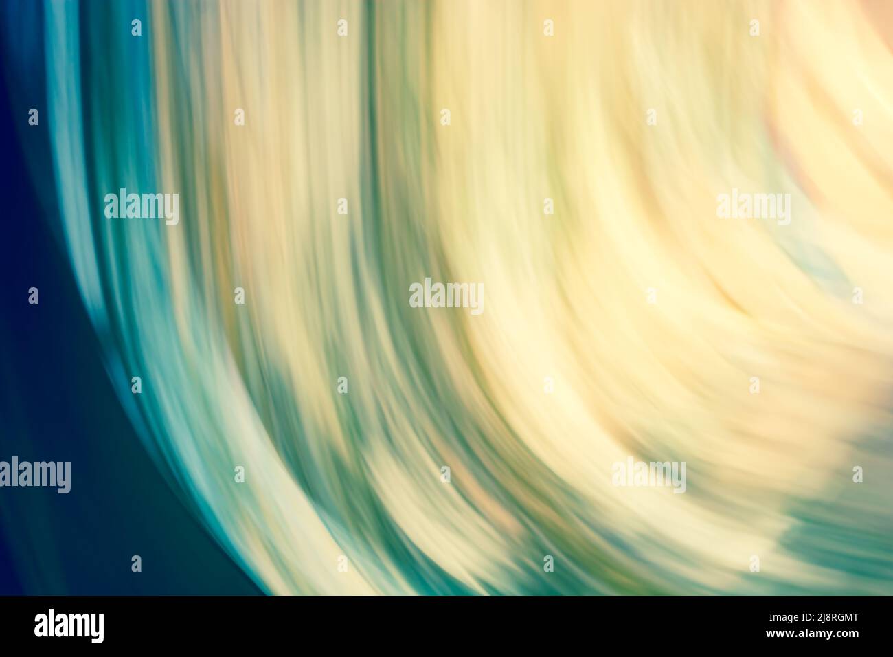 Abstract turquoise pale yellow background. Autumn morning. Backdrop ...