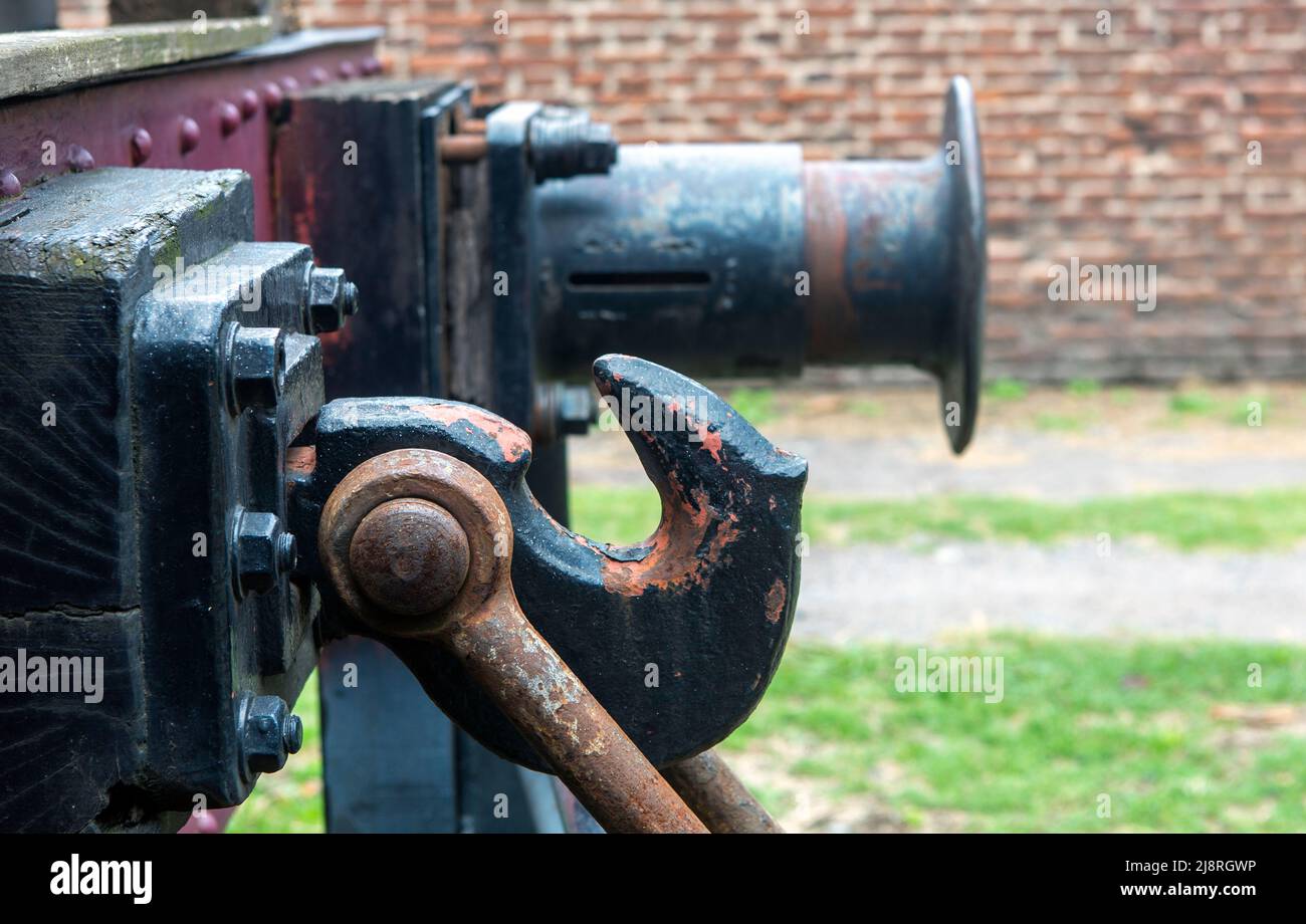 Railroad car coupler hi-res stock photography and images - Alamy