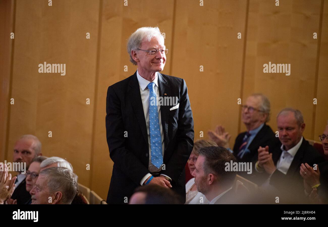 Hamburg, Germany. 18th May, 2022. Michael Göring, former Chairman of ...