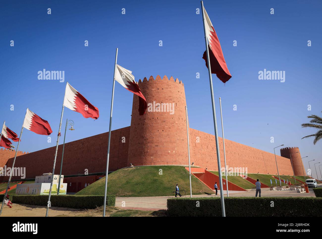 Al Ruwais, Qatar. 02nd Apr, 2022. Exterior view of the stadium on the ...