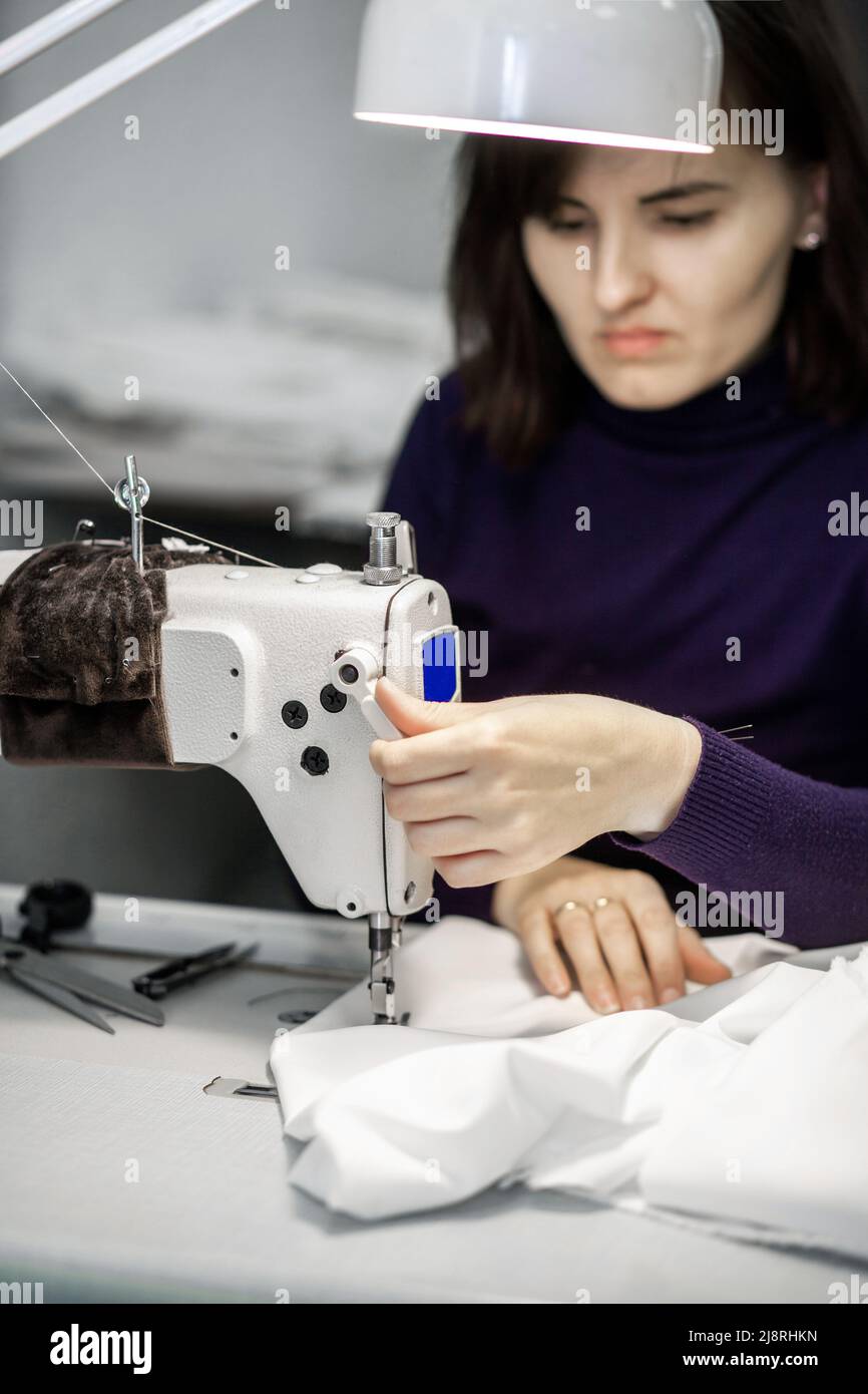 Seamstress in studio hi-res stock photography and images - Alamy