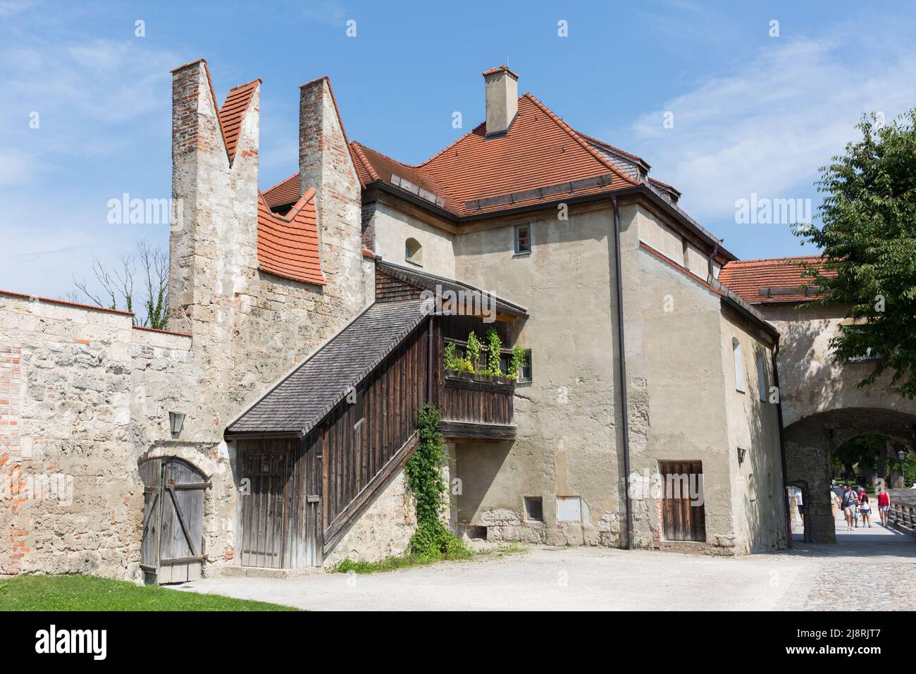 Burghausen, Germany - July 24, 2021: View on the so-called ...